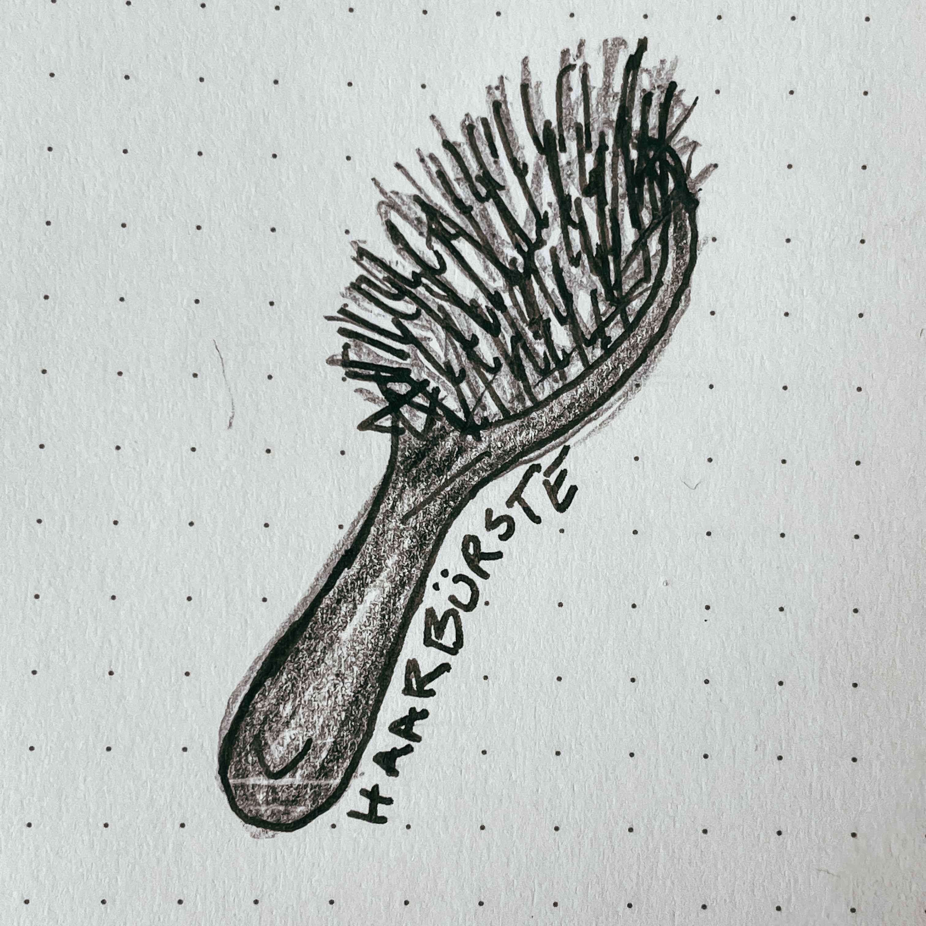 Just a writer with a painting degree, learning how to doodle (in German)